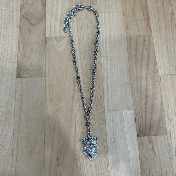 Brighton | Jewelry | Brighton Heart Crown Necklace | Poshmark